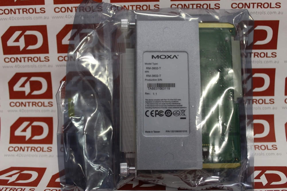 Moxa RM-3802-T RTU I/O Module 8 Analog Inputs 4 to 20 mA