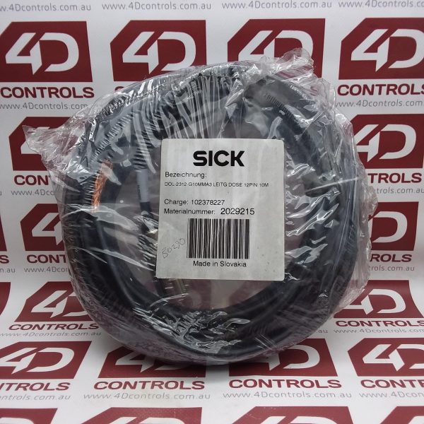 2029215 | Sick | DOL-2312-G10MMA3 Cable Assembly M23 12 Pin