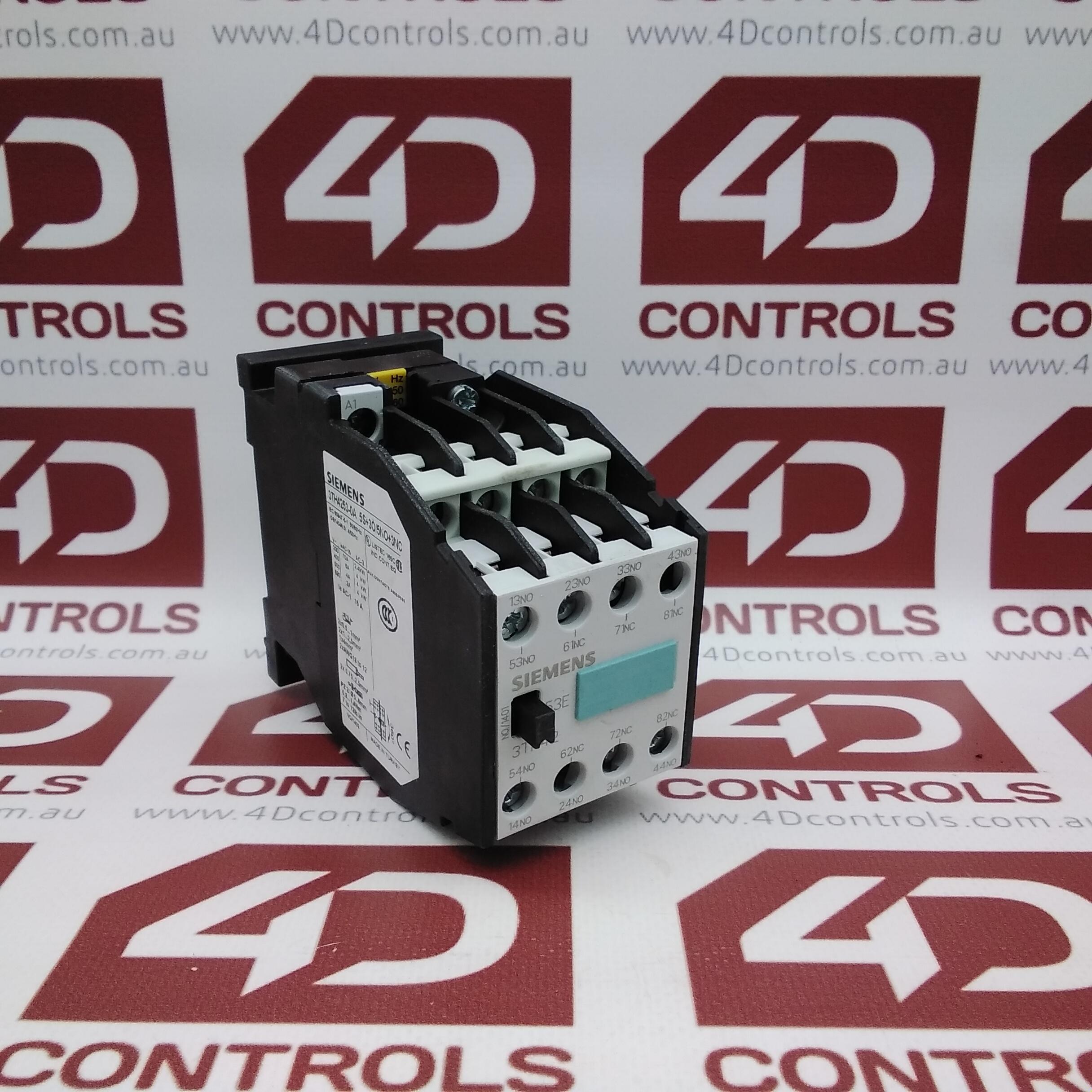 3TH4 253-0AF0 | Siemens | Contactor Relay, 5 N.O. + 3 N.C.