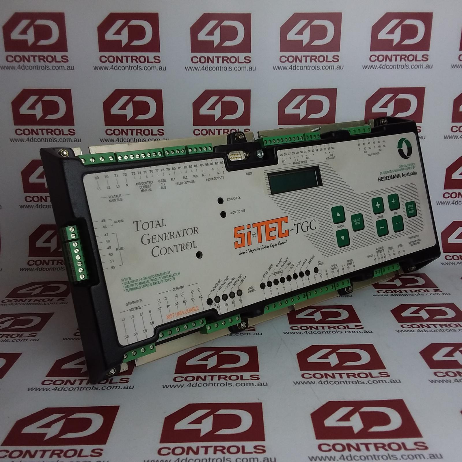 SITECH-TGC | Heinzmann | Total Generator Control Unit
