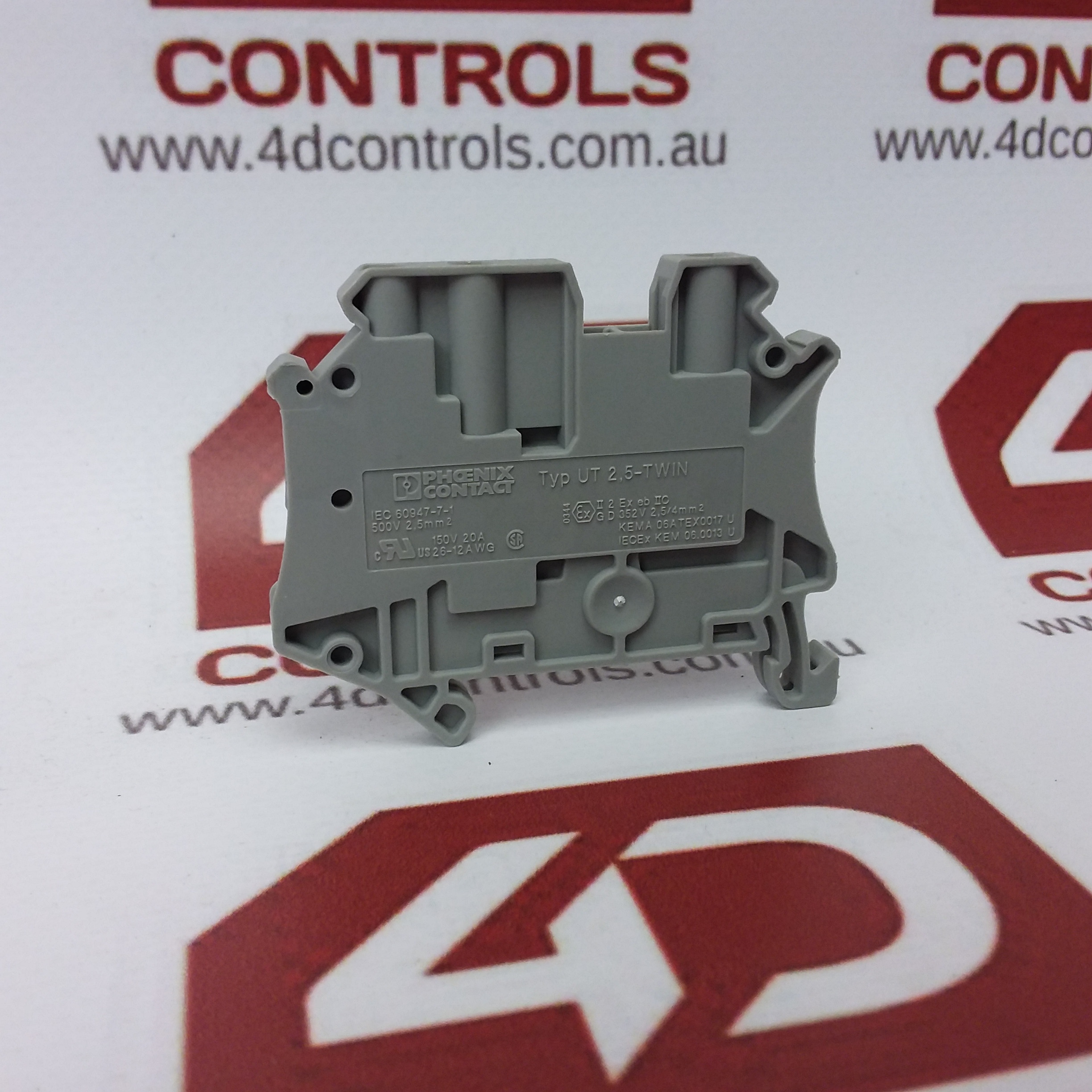 3044513 | Phoenix Contact | (UT 2.5-TWIN), Terminal Block, 4mm²