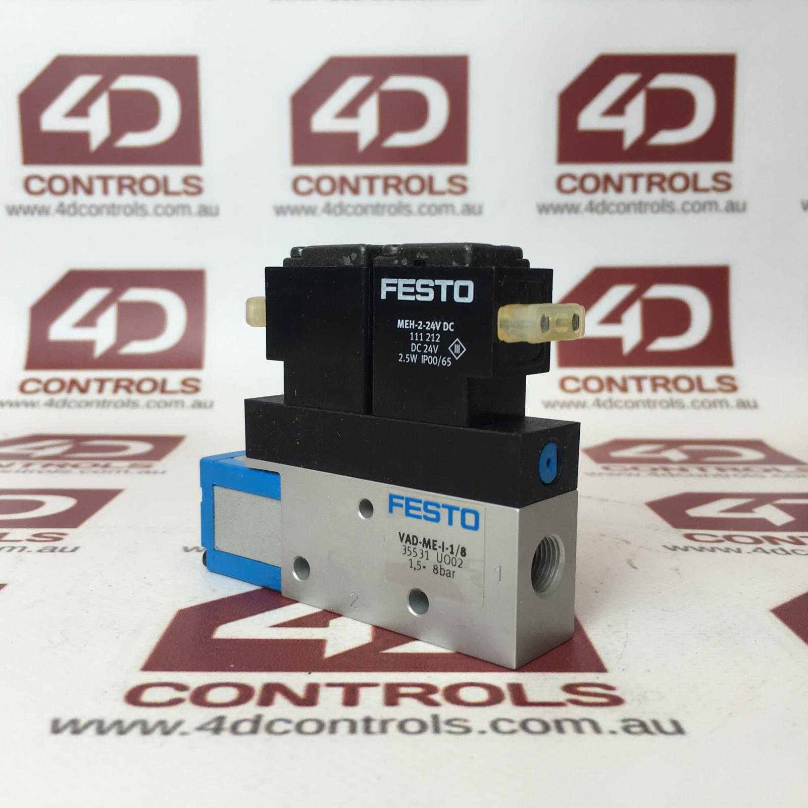VAD-ME-I-1/8 | Festo | Vaccum Gen Plug 1/8In Female 8 Bar
