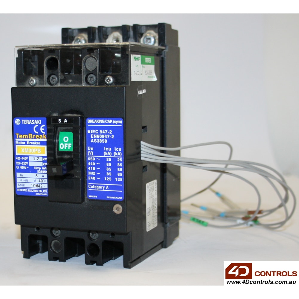 XM30PB-5A | Terasaki | TemBreak Circuit Breaker 3 Phase 5A