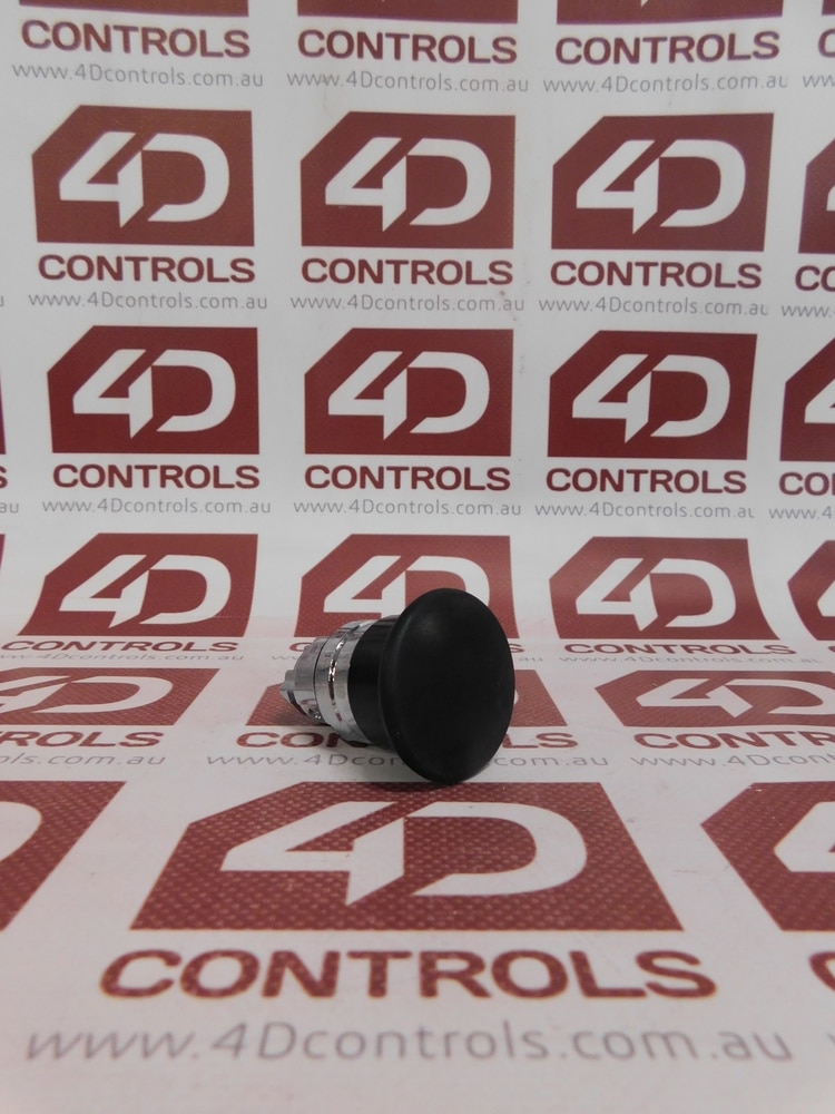 Schneider ZB4 BC2 Pushbutton Black Mushroom Head 22mm