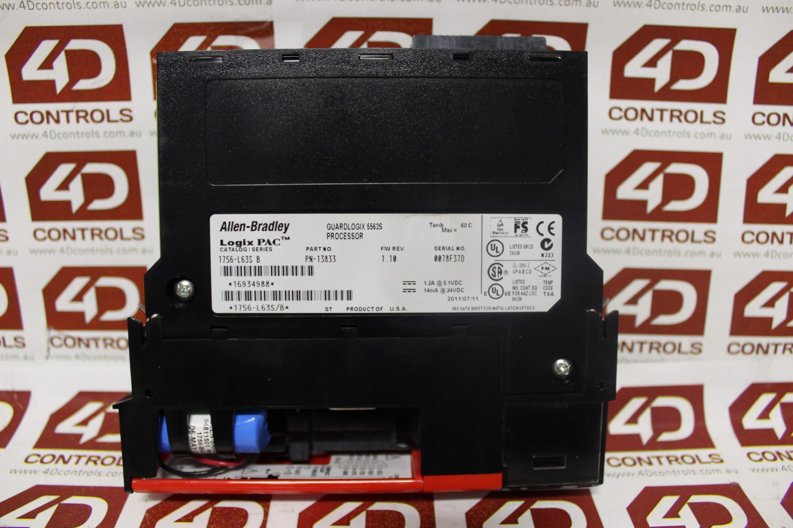 1756-L63S | Allen Bradley | ControlLogix GuardLogix Processor