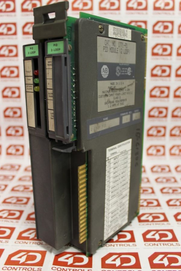 1771-PD | Allen Bradley | PLC-5, Control Module, 2 Loops, 1.2A
