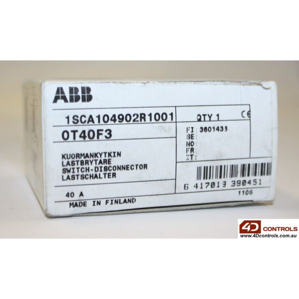 ABB 1SCA104902R1001-OT40F3 3 Pole Base