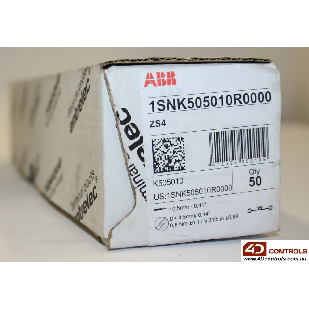 ABB 1SNK505010R0000-ZS4 Entrelec Feed Through Terminal Block