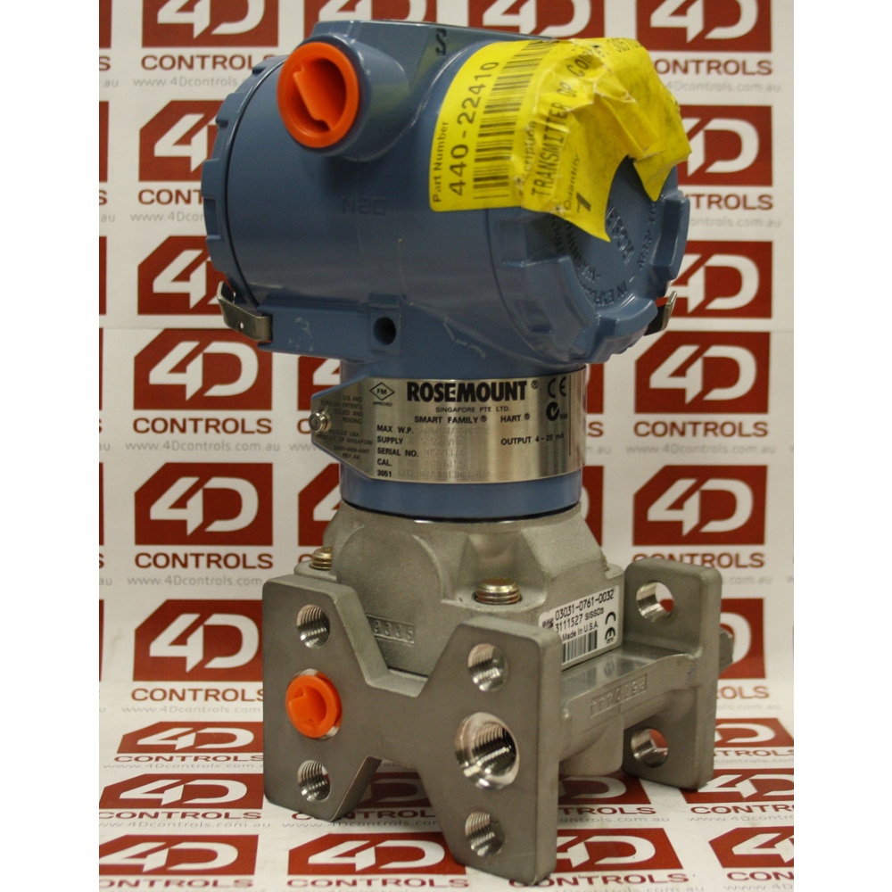 Emerson 3051CD3A02A1BB3DFE7H2 DP Transmitter -2.48 to 2.48 bar