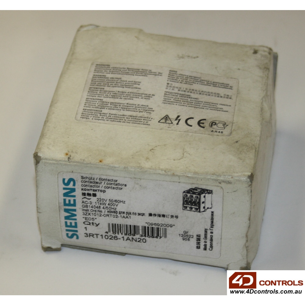 3RT1026-1AN20 | Siemens | Contactor AC-3 11 kW / 400 V