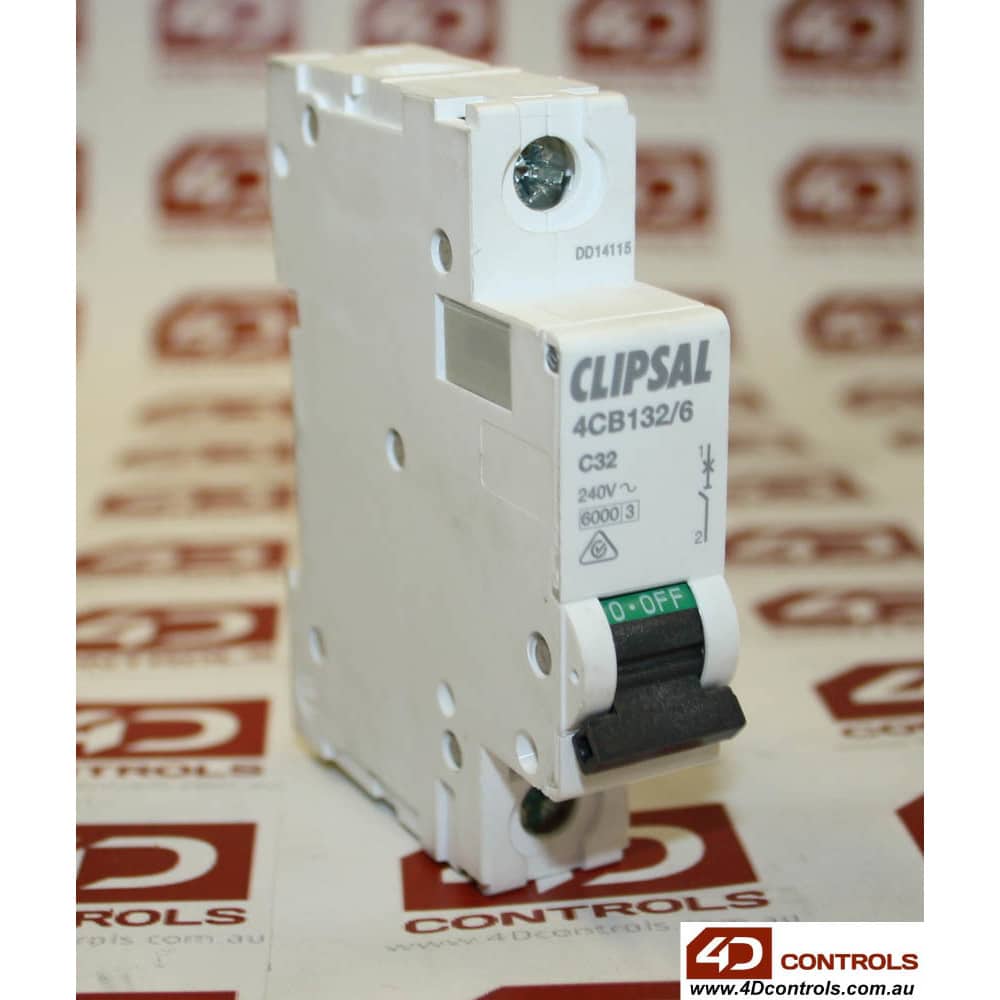 Clipsal 4CB132/6 6kA Miniature Circuit Breakers 240V 32A