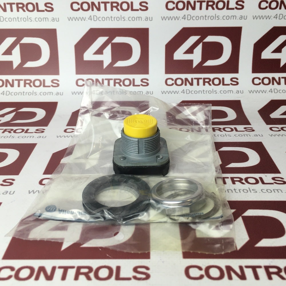 800T-B9 | Allen Bradley | Push Button 30mm Non-Illuminated Yellow