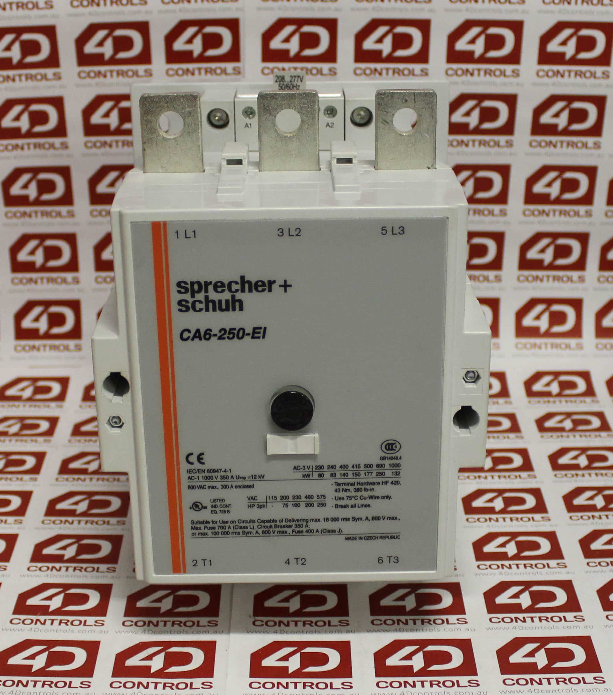 Sprecher + Schuh CA6-250-EI Contactor 150kW with 240VAC Coil