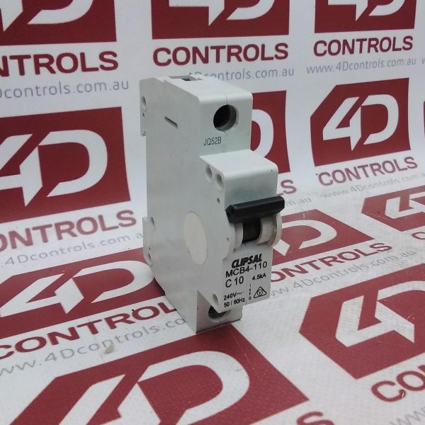 MCB4-110 | Clipsal | Circuit Breaker 1 Pole 10A 240V C Curve