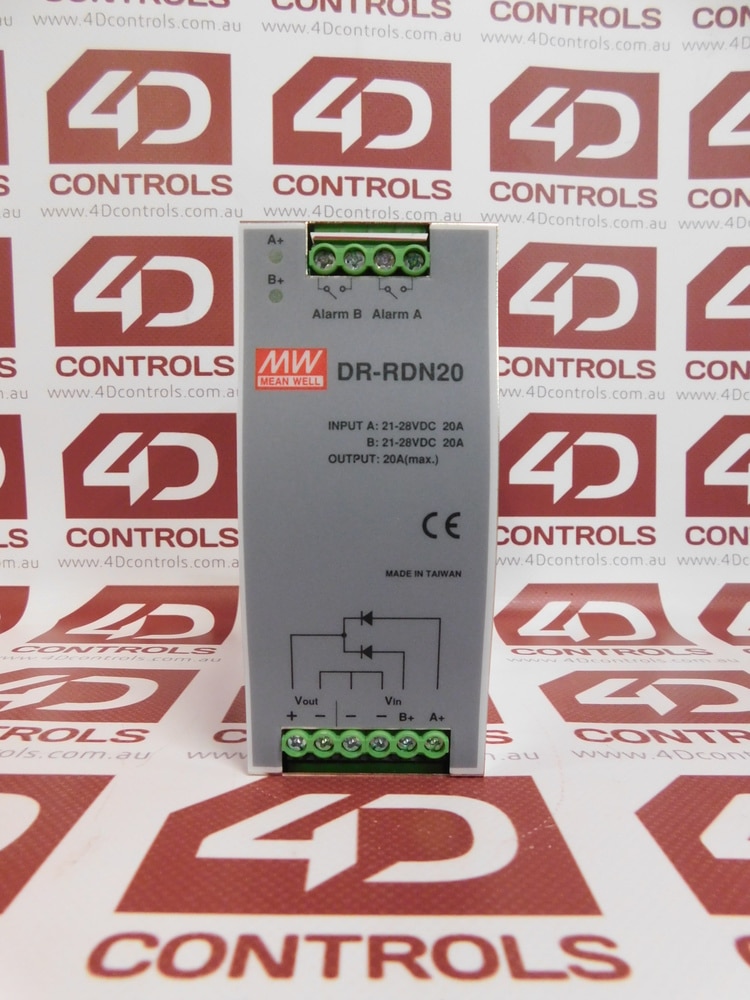 DR-RDN20 | Mean Well | 20A Redundancy (Decoupling) Module