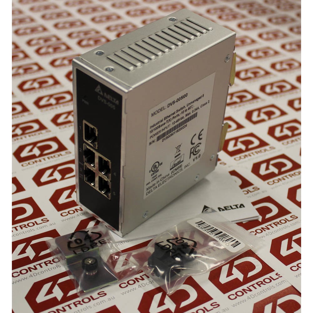 DVS-005100 | Delta Electronics | 5 Port Ethernet Switch Temp (-`0~60)