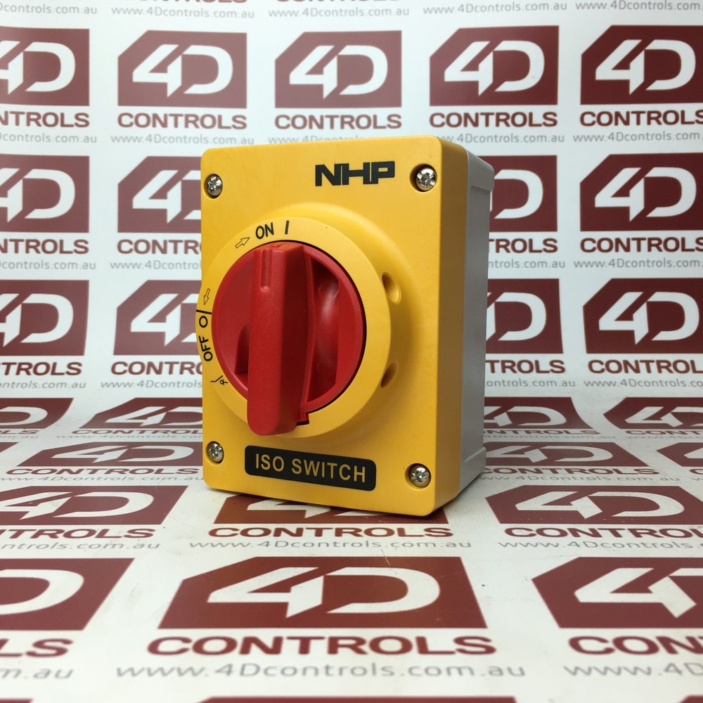 ISO340PY | NHP | ISO Enclosed Switch 3 Pole 40A Grey Poly