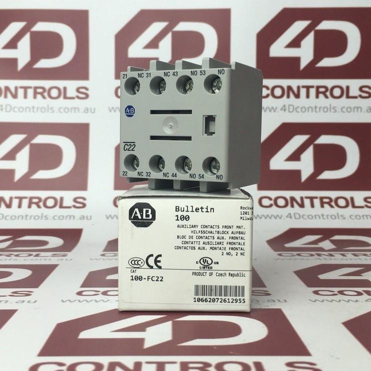100-FC22 | Allen Bradley | Auxiliary Contact Block, 4 Pole