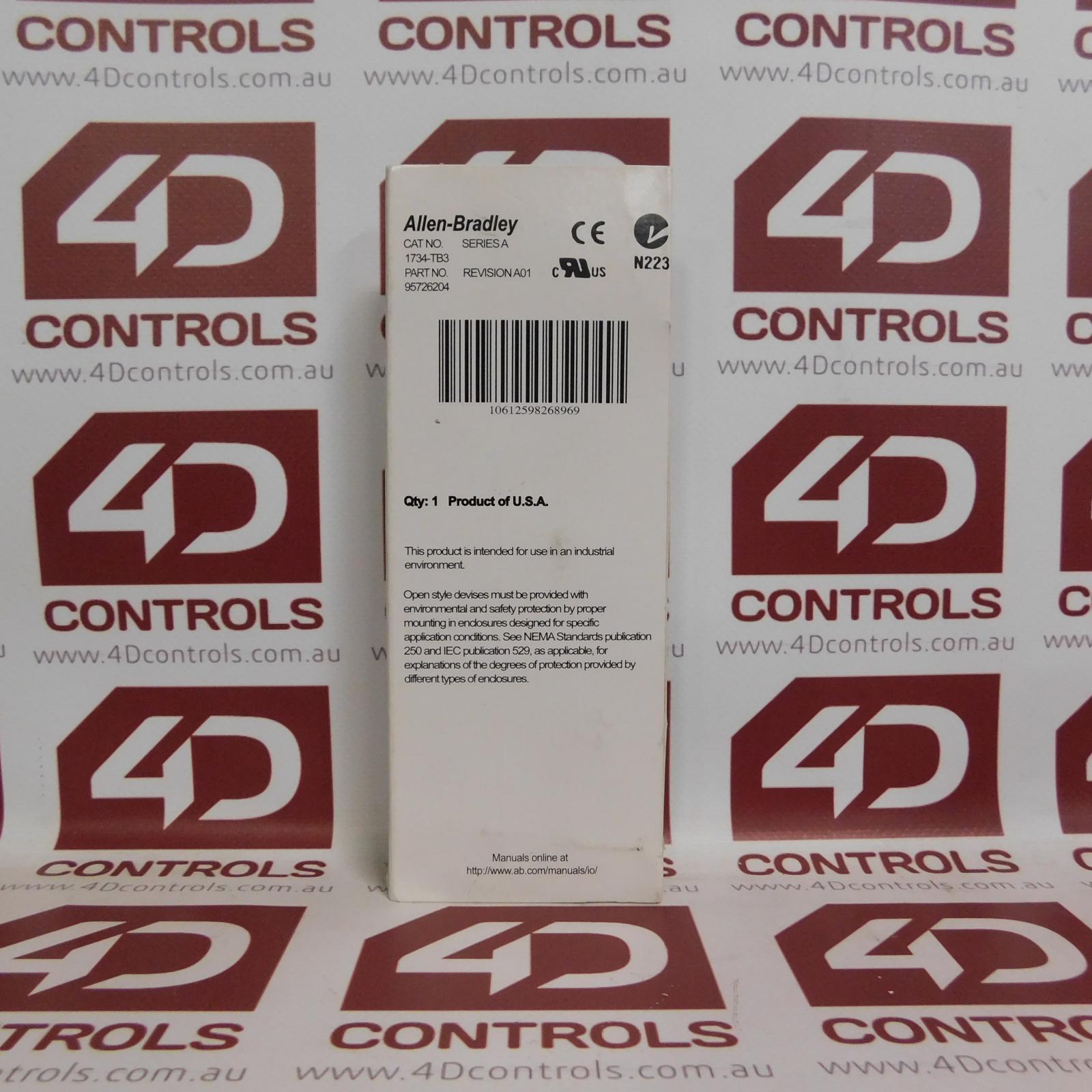 1734-TB3 | Allen Bradley | Point I/O, Terminal Base, 12 Position