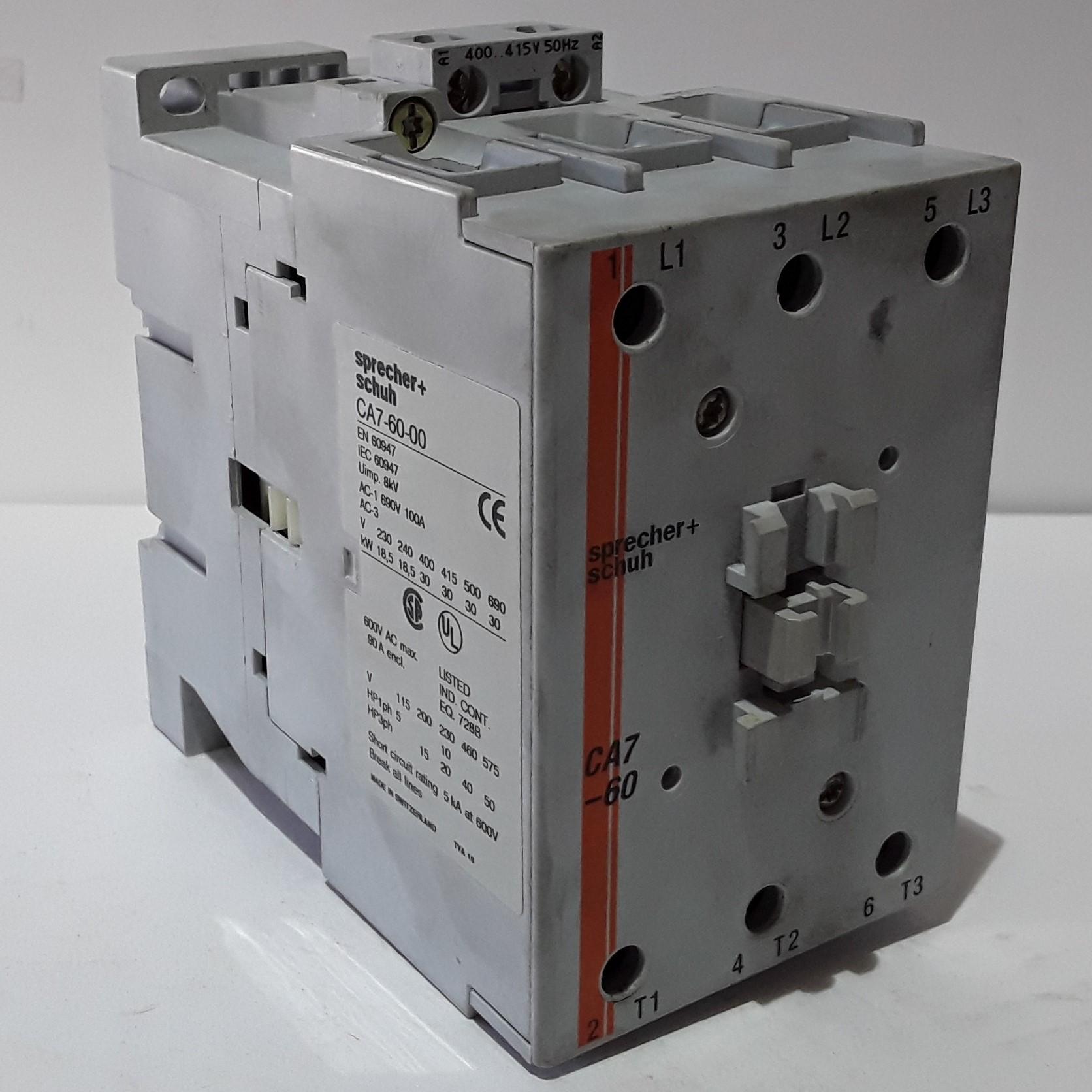 Sprecher + Schuh CA7-60-00 Contactor 240V