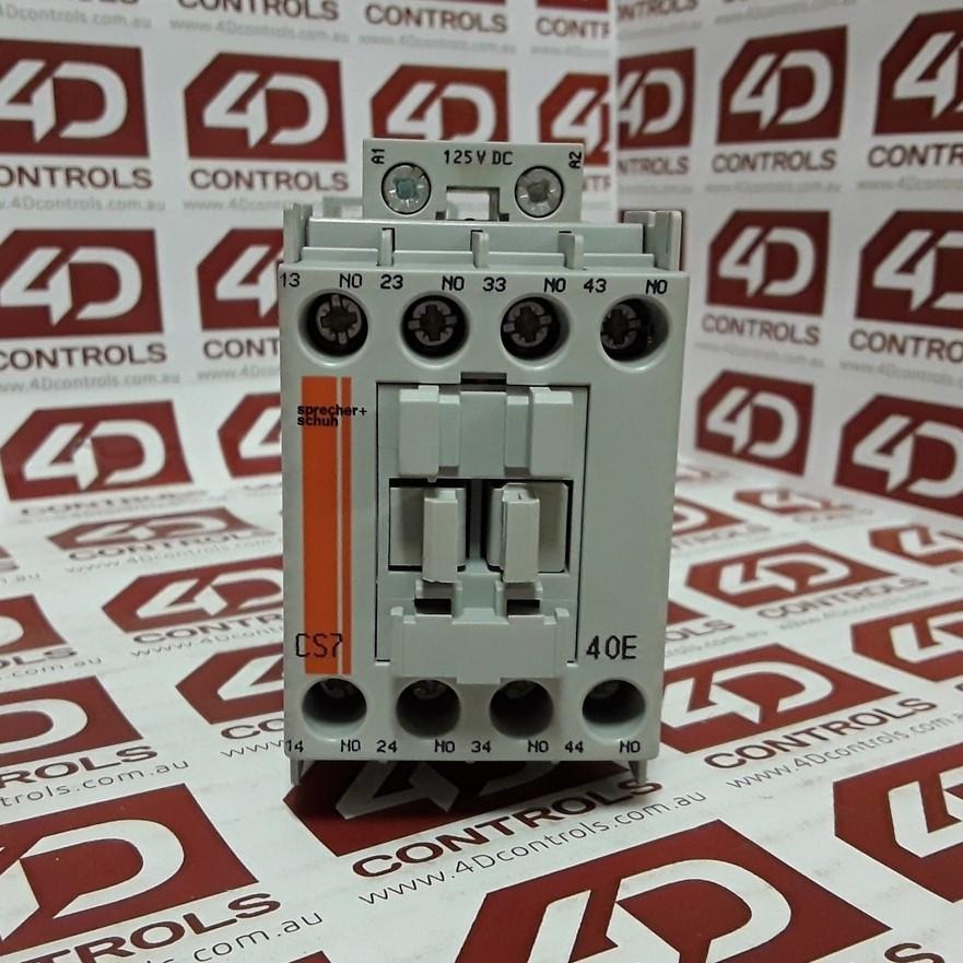 Sprecher + Schuh CS7C-40E Contactor