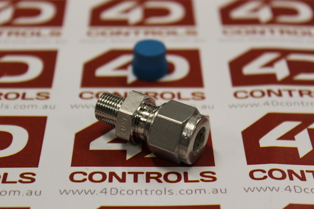 Swagelok SS-8M0-1-2RT Stainless Steel Tube Fitting, Male Connector, 8 ...