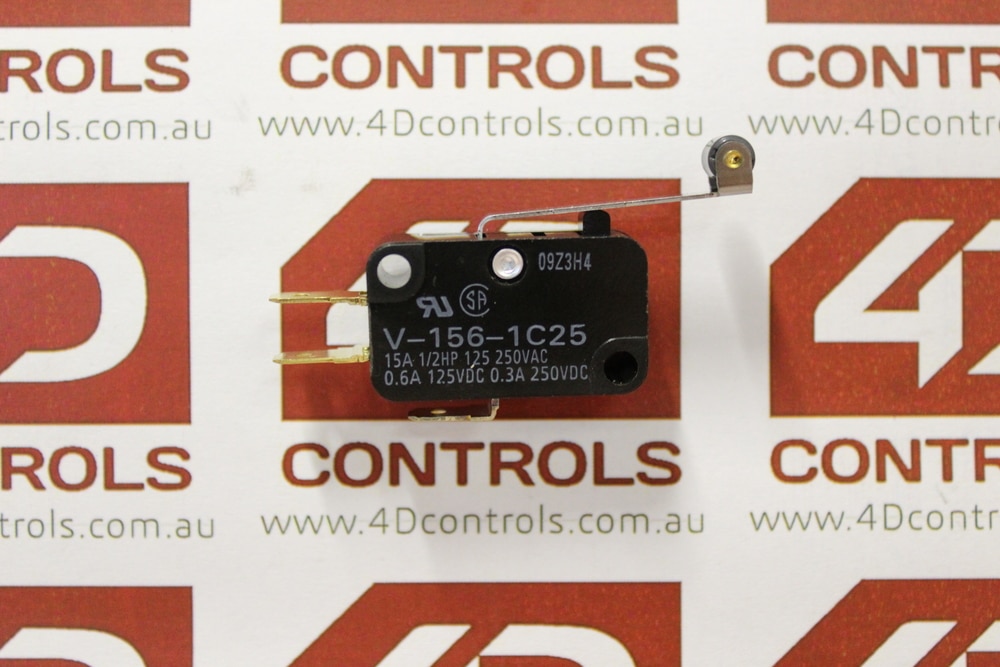 Omron V-156-1C25 Micro Limit Switch Miniture 15A 125/250VAC