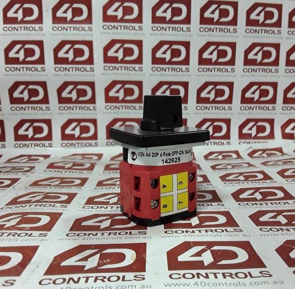 NHP V2N A4 20P Cam Switch, Isolator, 4 Pole