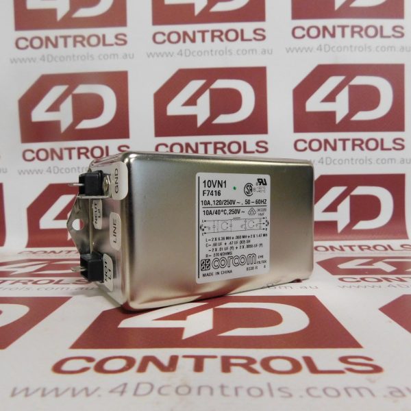 10VN1 | Corcom | RFI Power Line Filter 10A 2mA 120-240V50/60Hz