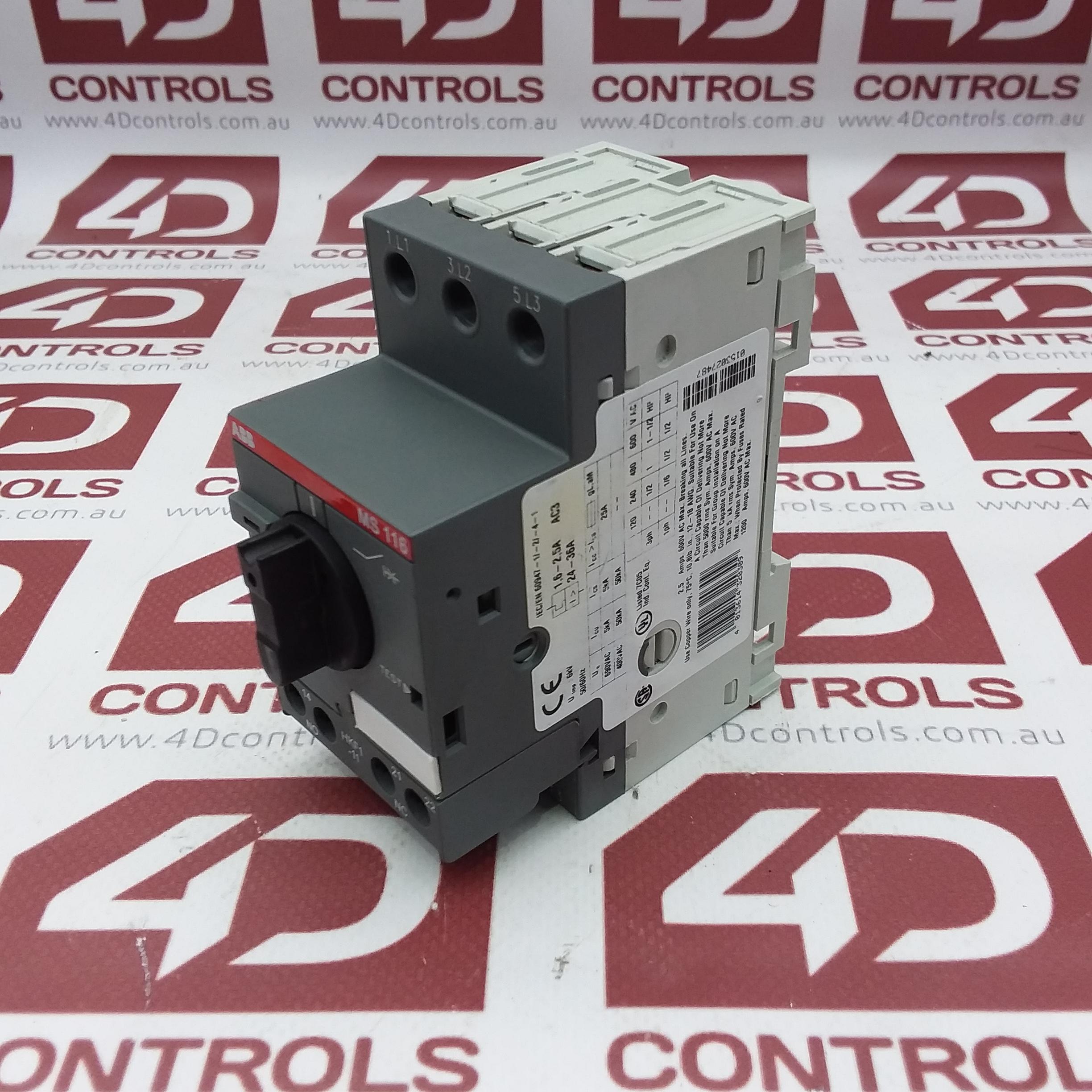 MS116-0.4 | ABB | (1SAM250000R1003), Manual Motor Starter