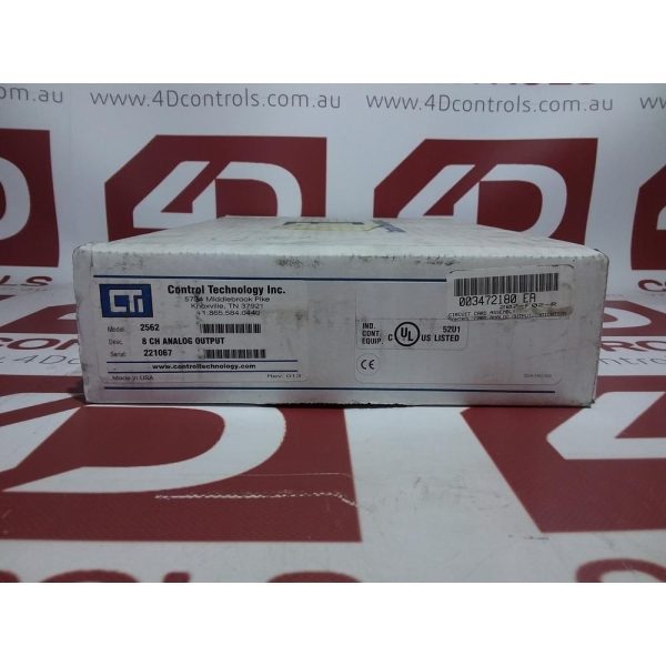 2562 | CONTROL TECHNOLOGY | Analog Output Module