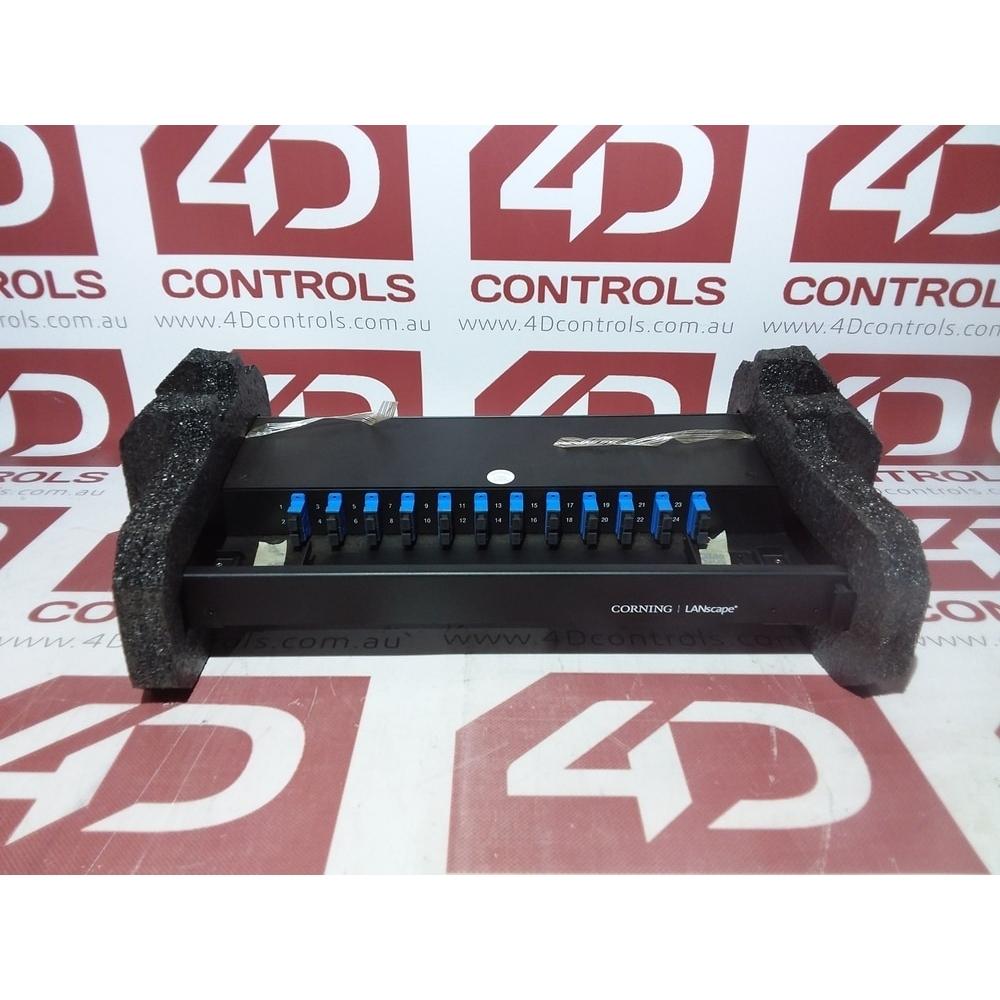 CC1-24OTR-2459H | Corning | 1U Housing for 24 Fiber OptiTip to SC