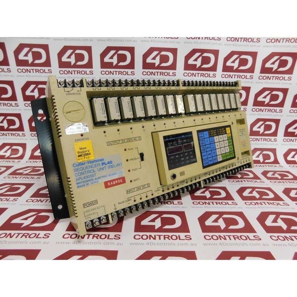 APL430507 | Cutler-Hammer | Sequence PL40 Control Unit Relay