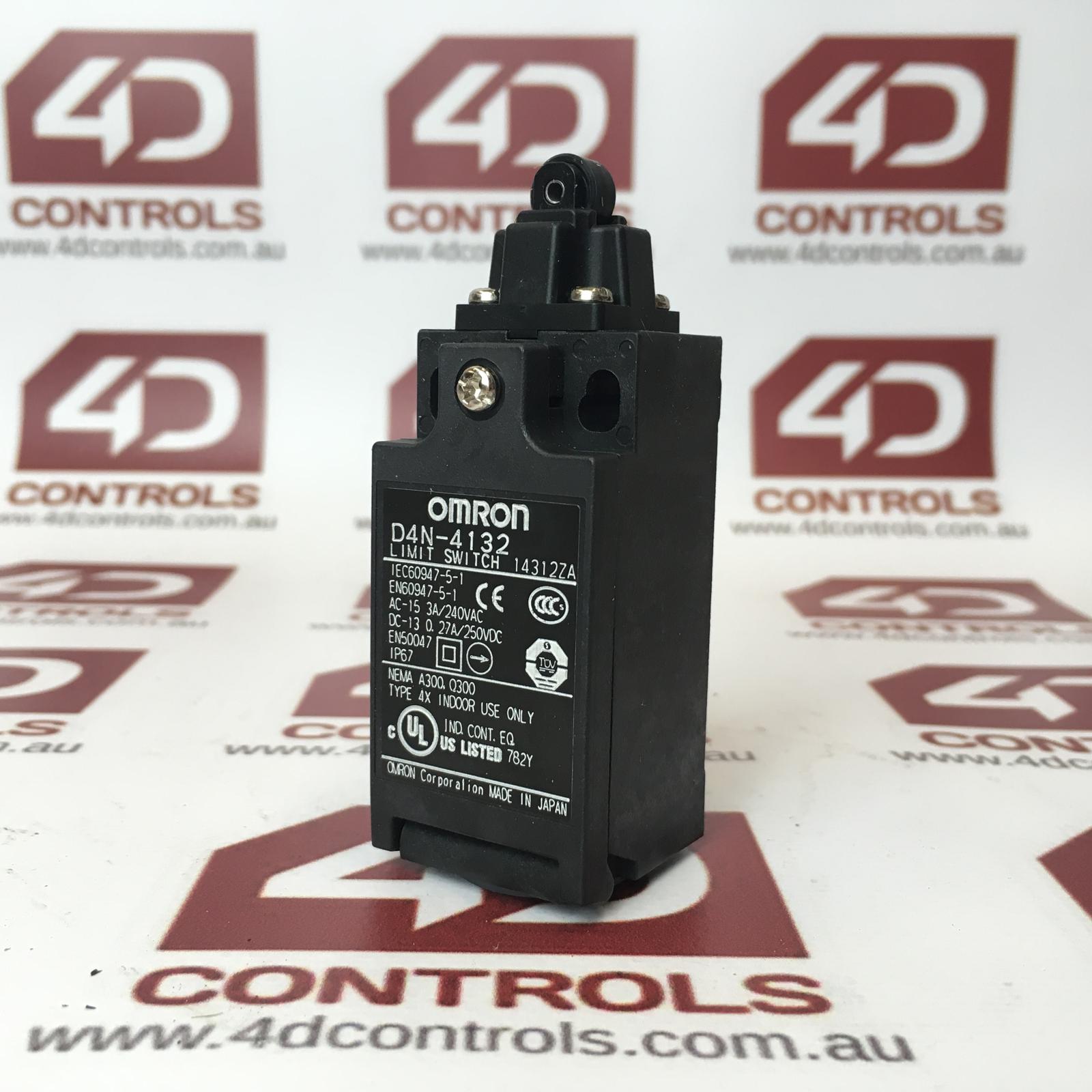 D4N-4132 | Omron | Safety Limit Switch 1 Conduit Model M20