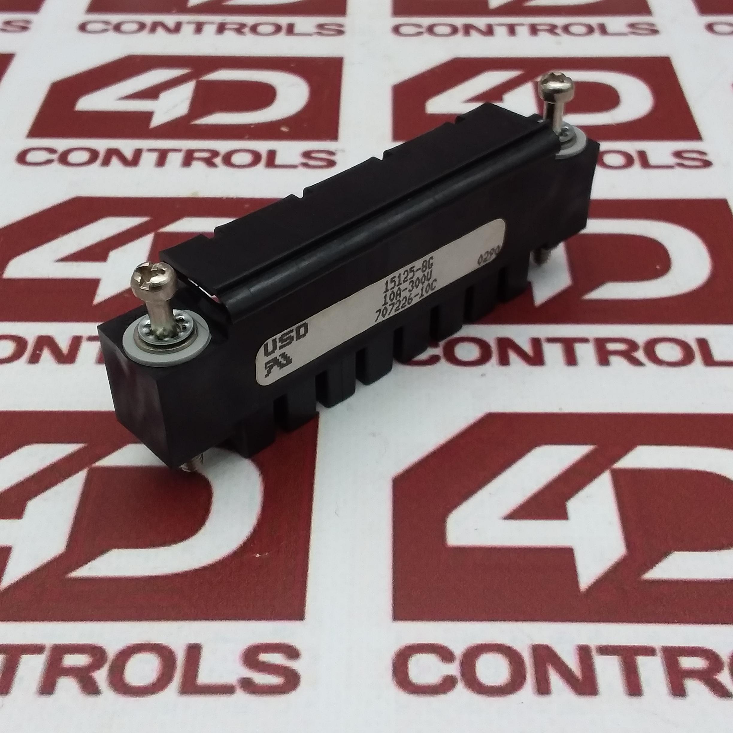 15125-8G | Eaton | Terminal Strip, 8 Position, Plug In, 10A