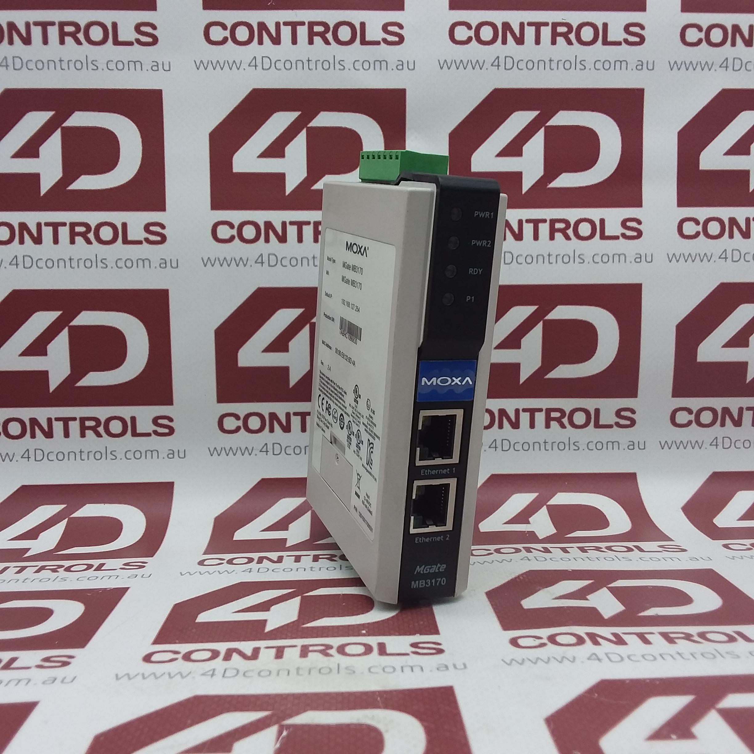 MB3170 | Moxa | Advanced Modbus Gateway, RS-232/422/485, 1 Port