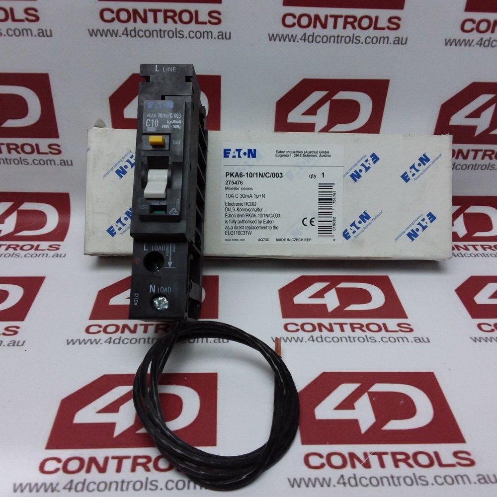 PKA6-10/1N/C/003 | Eaton | RCBO 10A 30mA 1 P + N