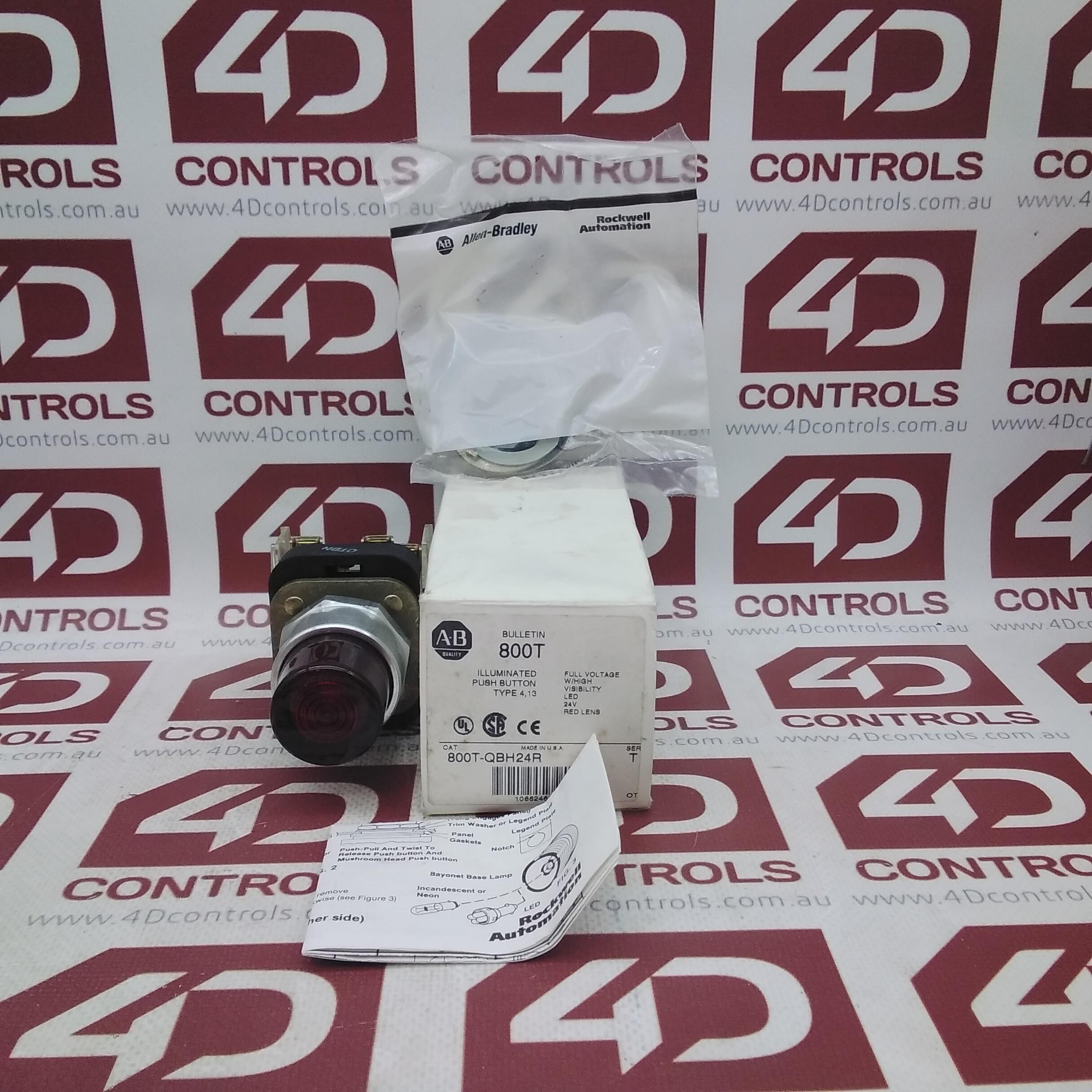 800T-QBH24R | Allen Bradley | Push Button, 30.5mm