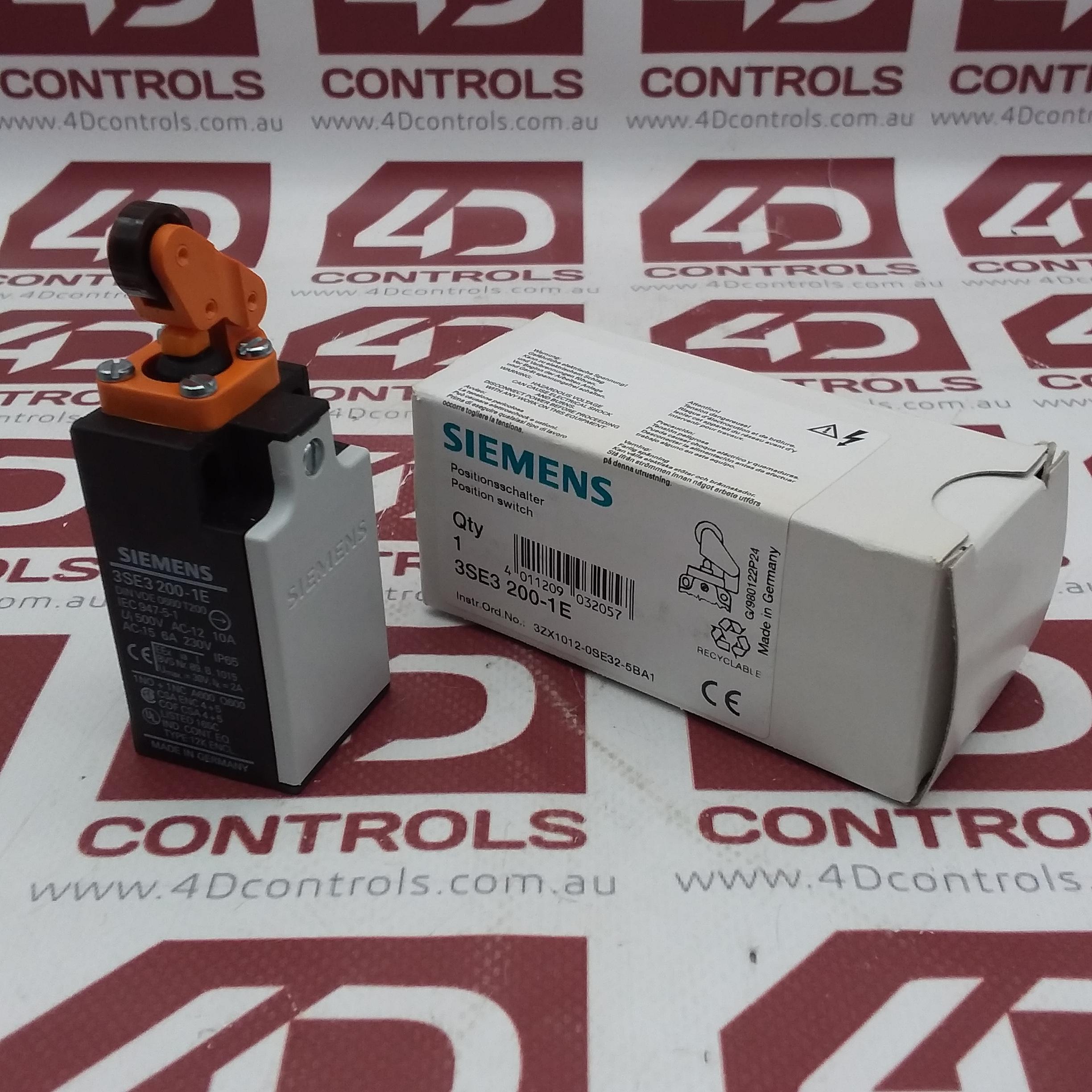 3SE3 200-1E | Siemens | Limit Switch, Roller Lever