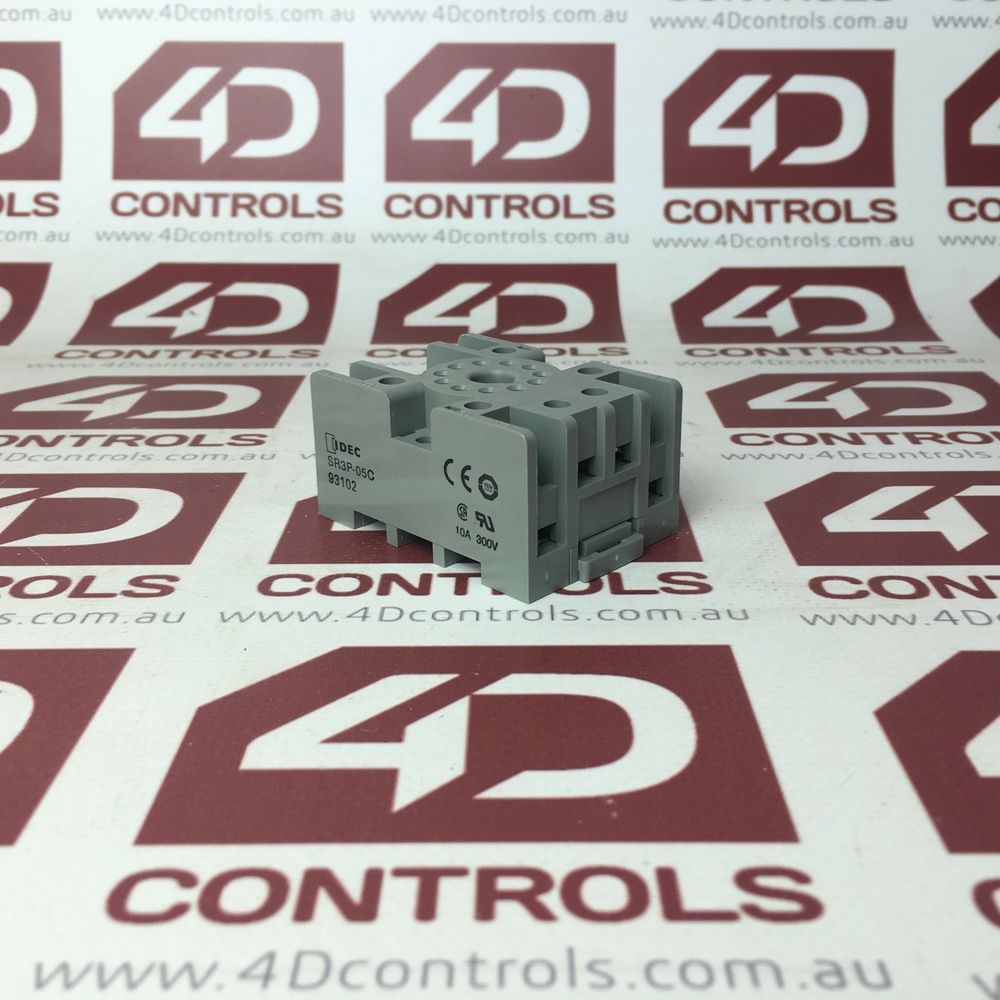 SR3P-05C | IDEC | Socket Relay, 3 Pole, 11 Pin, Din Mount