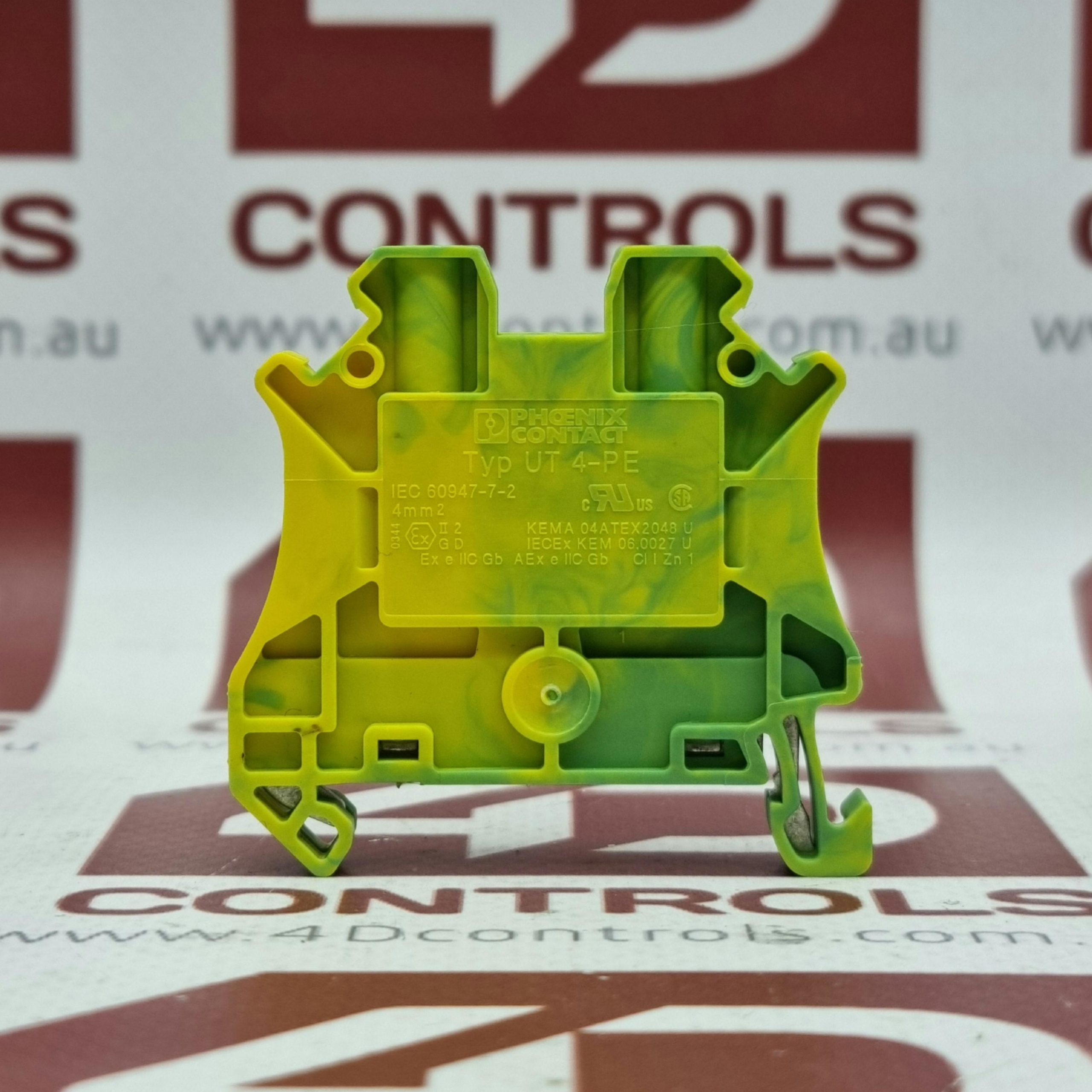 3044128 | Phoenix Contact | (UT 4-PE), Terminal Block, 4mm