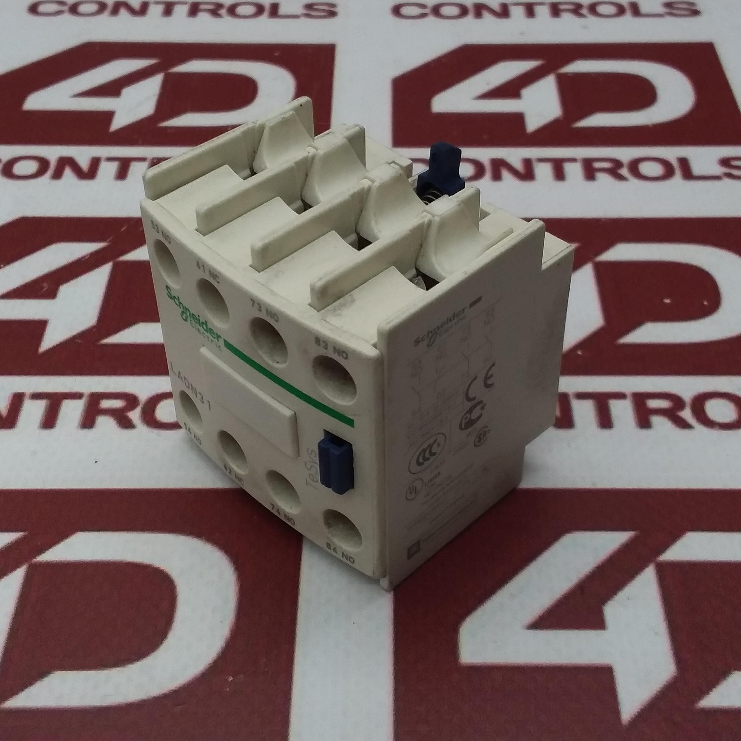 LADN31 | Schneider | Auxiliary Contact Block 10A 4 Pole