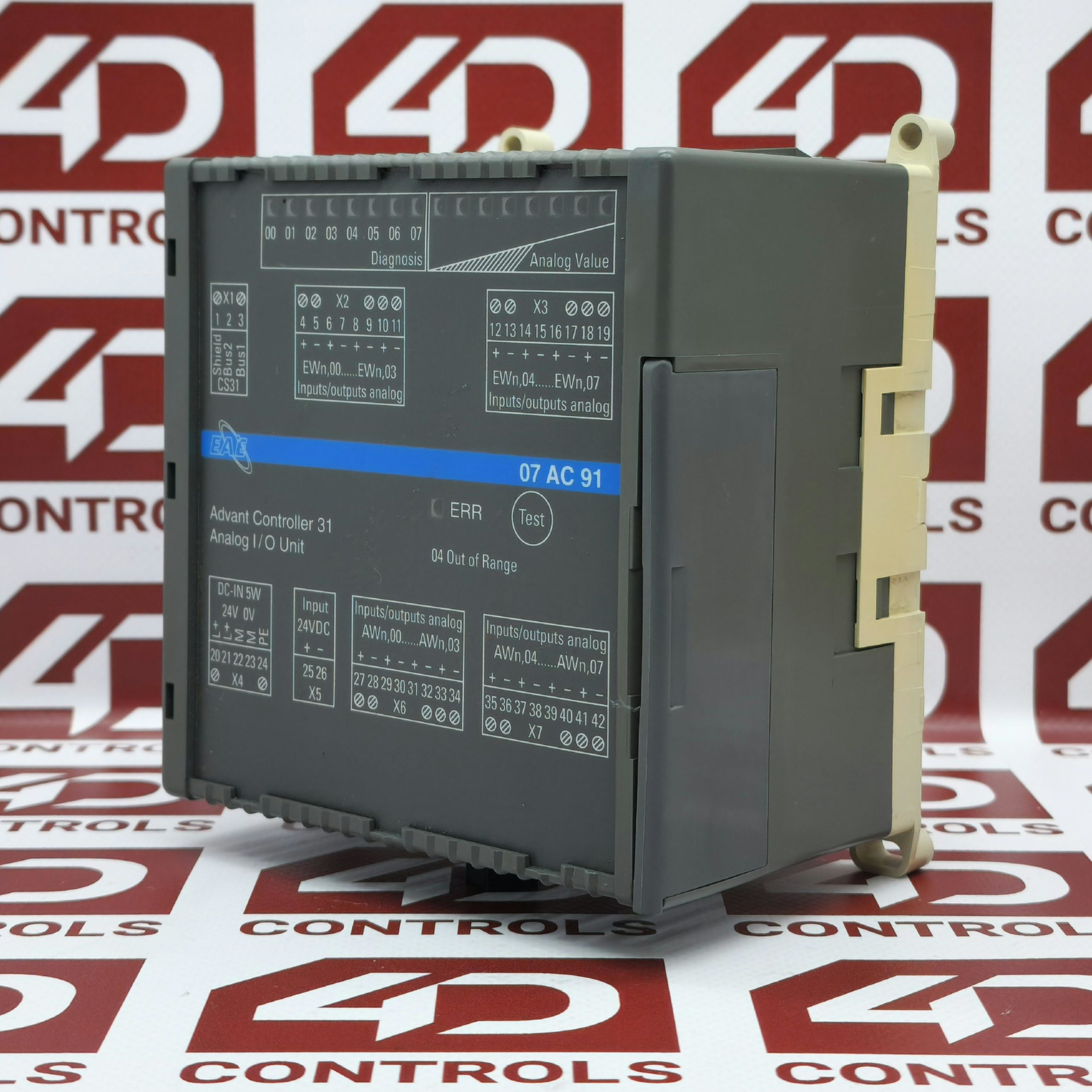 GJR5252300R3101 (07AC91) | ABB | Controller, I/O Module Analog