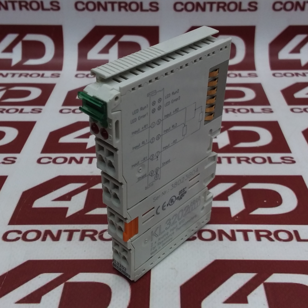 KL3202 | Beckhoff | Input Terminal, 2 Channel, 16 Bit KL3202 | Beckhoff | Input Terminal, 2 Channel, 16 Bit