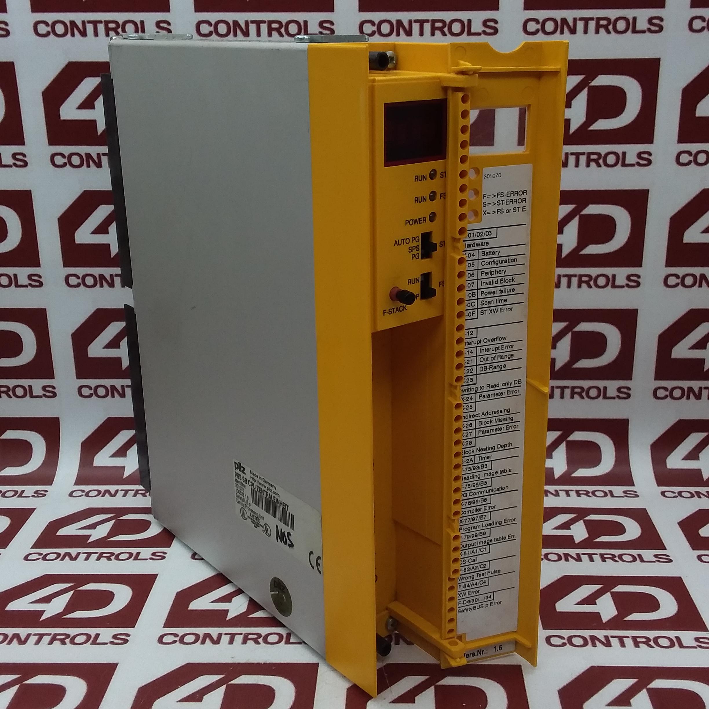 301070 | Pilz | (PSS SB CPU) Central Processing Unit 3MS