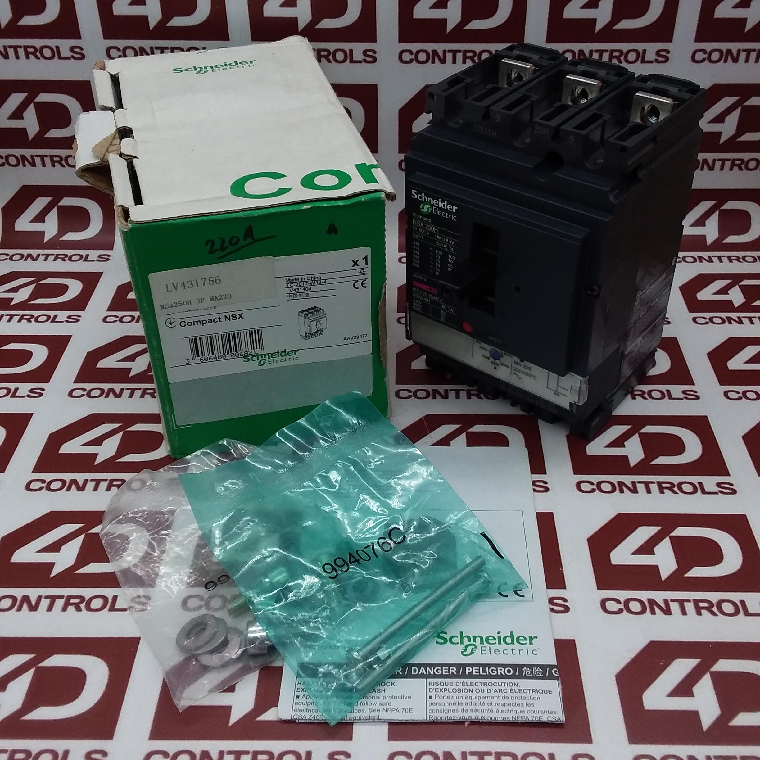 NSX 250H | Schneider | Circuit Breaker, 800V, 8kV, 50/60Hz