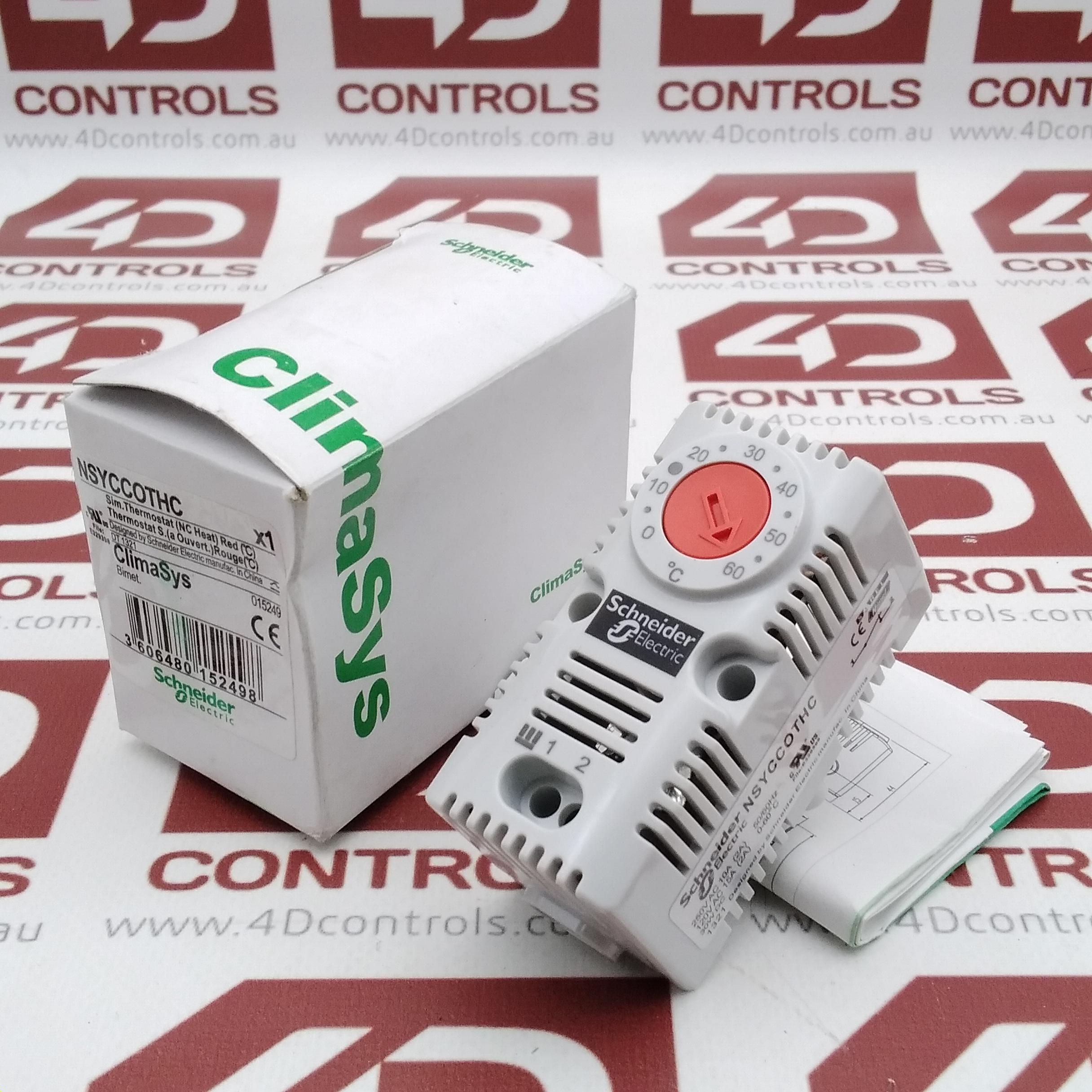 NSYCCOTHC | Schneider | Thermostat, N.C., 10A at 250VAC