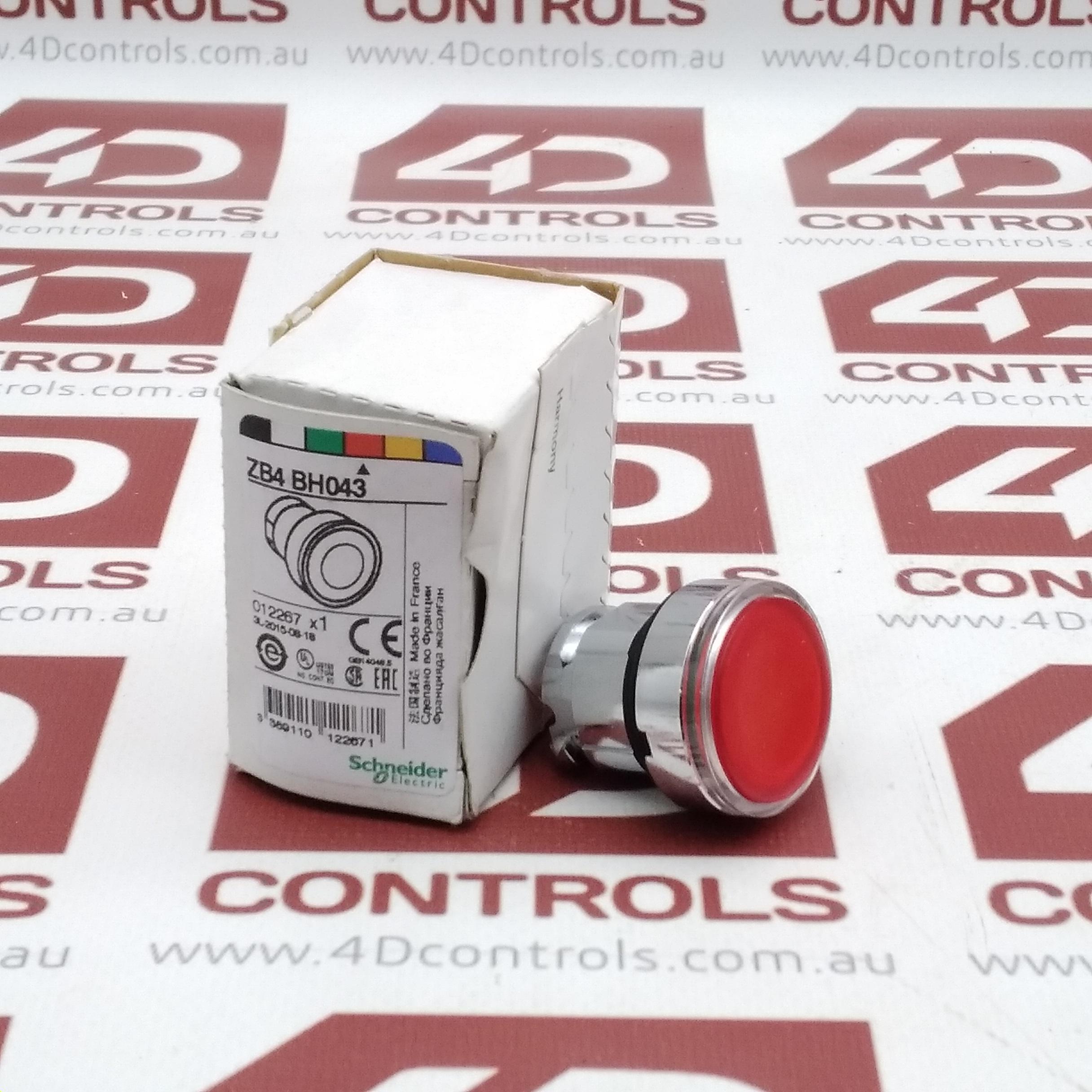 ZB4 BH043 | Schneider | Push Button, Toggle, Red