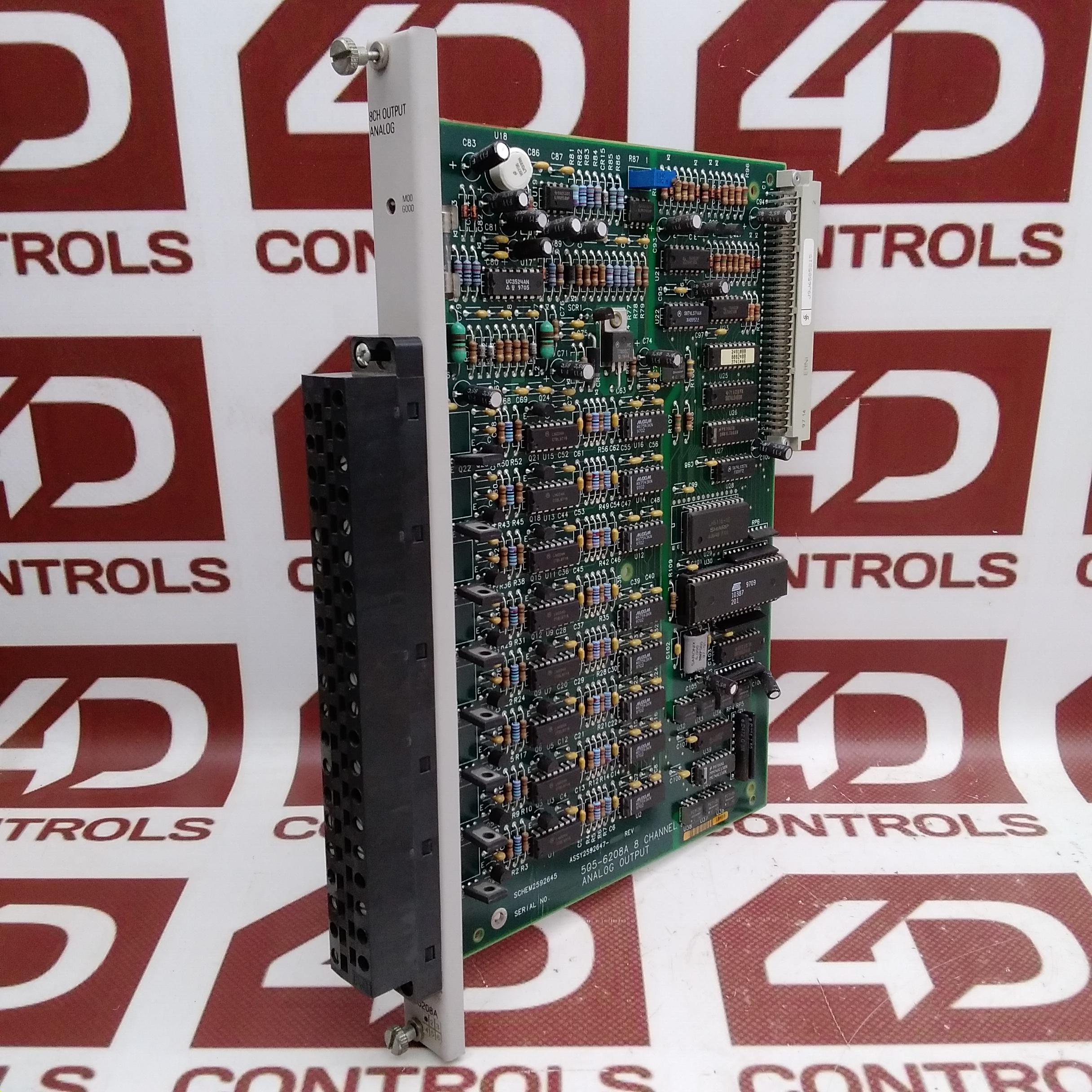 505-6208A | Siemens | Analog Output Module, 0-10V, 0-20mA