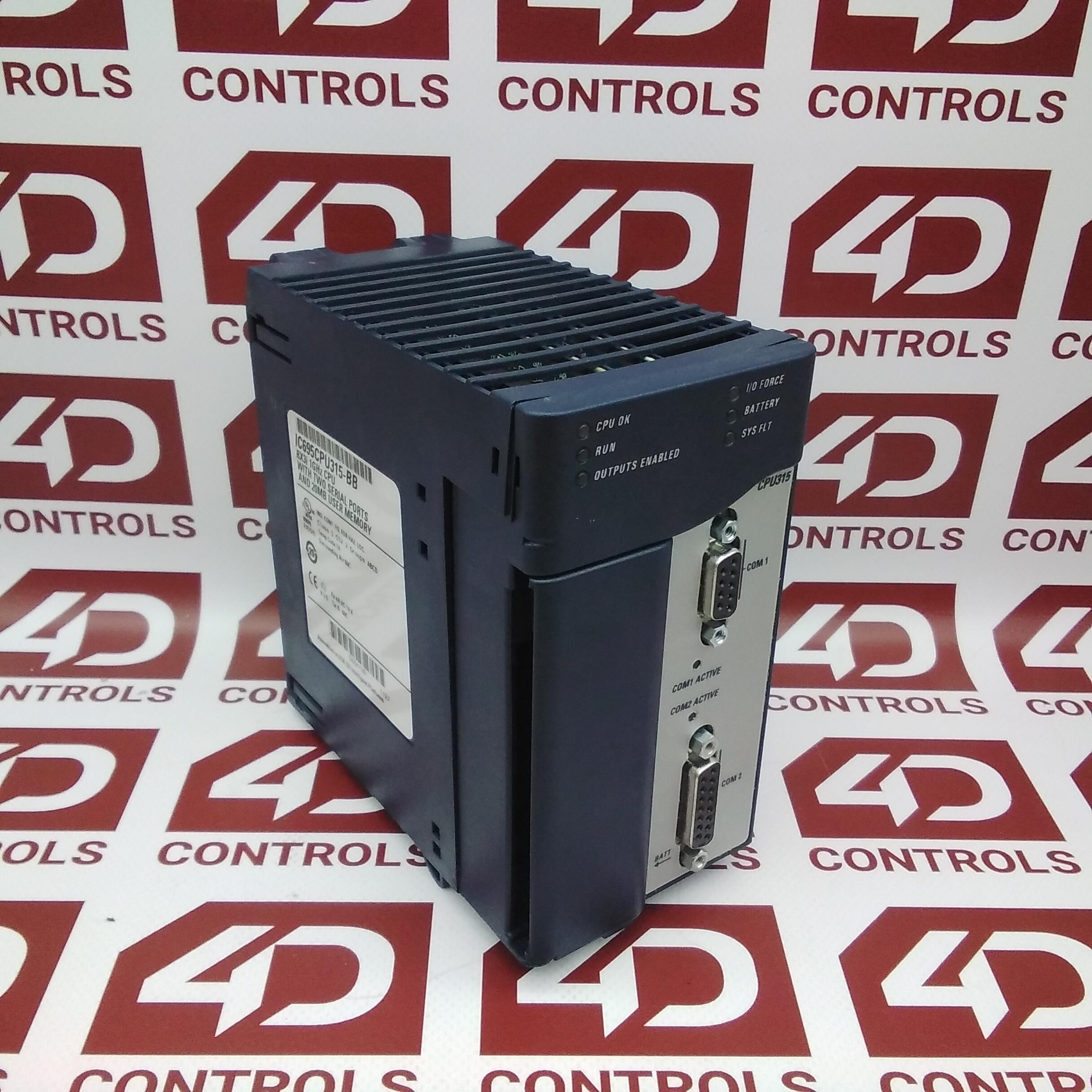 IC695CPU315 | GE Fanuc | CPU Control Module, 1GHZ, 20M Memory